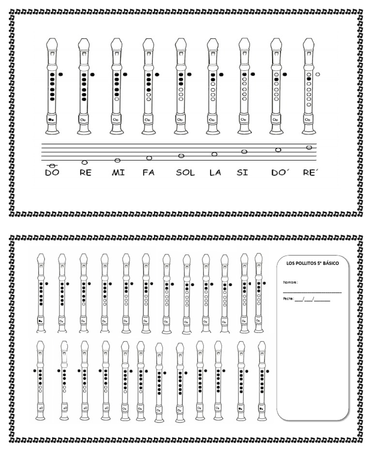 5° Los Pollitos Flauta | PDF