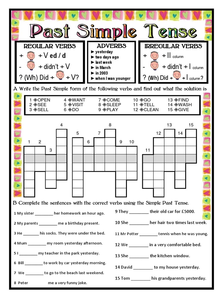 Past Simple Tense | PDF