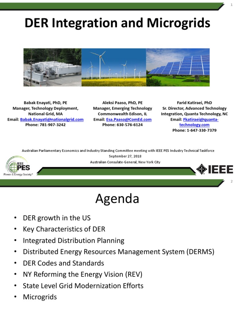 DER Integration and Microgrid | PDF | Distributed Generation ...