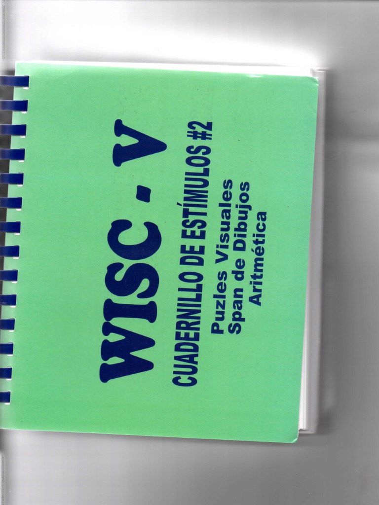 1era Parte Puzles Wisc V PDF | PDF