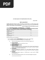 Zakat Declaration CZ 50 Format | PDF | Financial Services | Banking