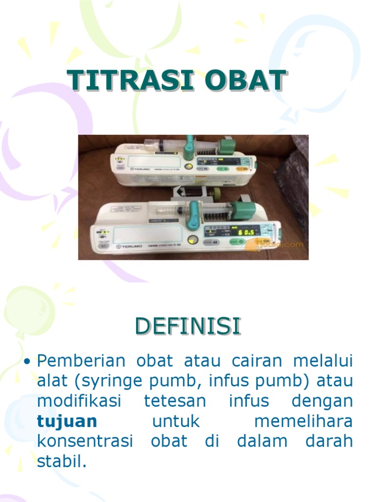 Titrasi Obat Contoh & Perhitungan | PDF