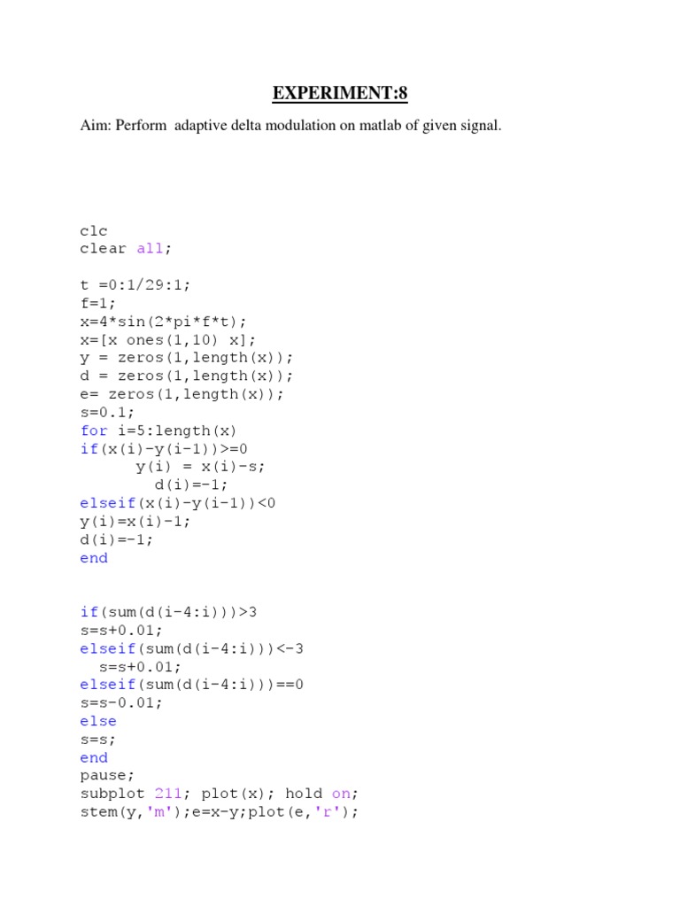 MATLAB Simulation of ASK, FSK and PSK Modulation | PDF | Modulation ...