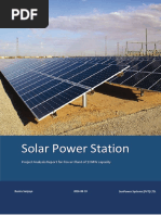 Solar Project Proposal PDF | PDF | Solar Power | Solar Panel