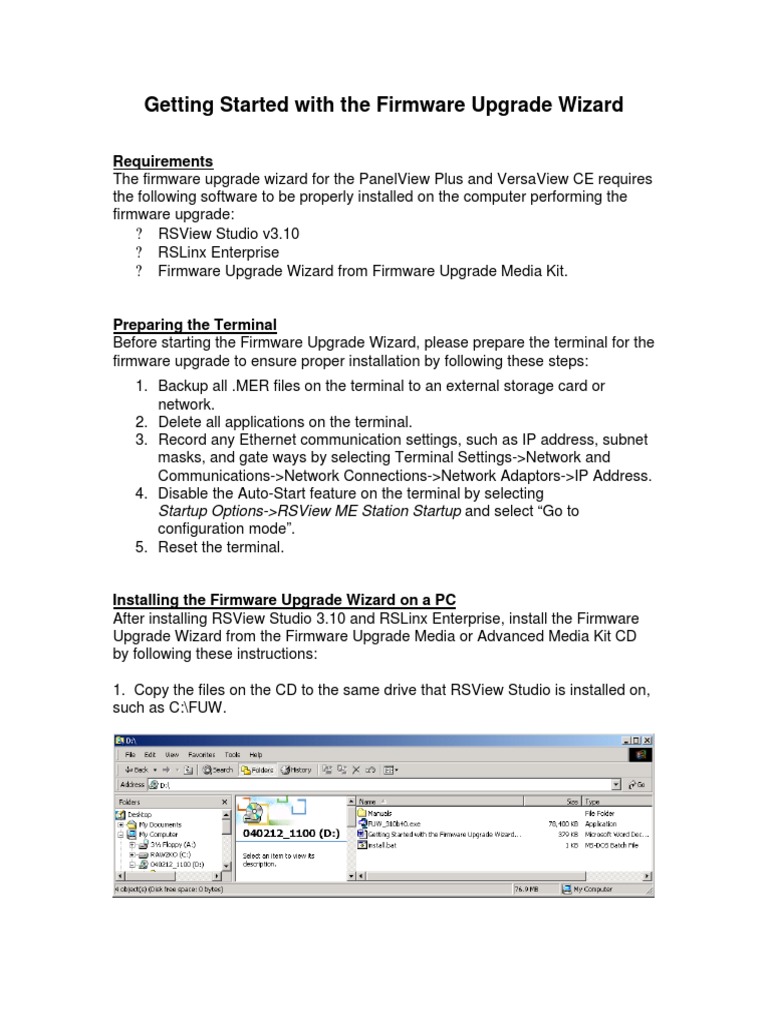 Firmware Upgrade Wizard Guide | PDF | Booting | Computer File
