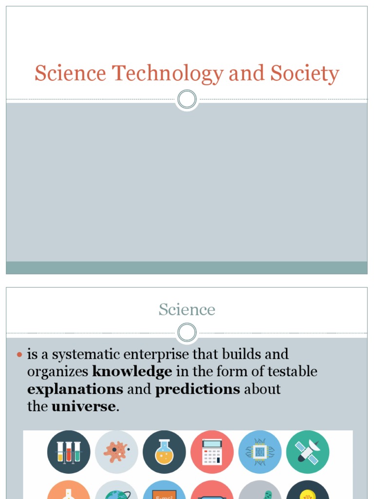 STS Concept Map: Science, Technology, Society | PDF