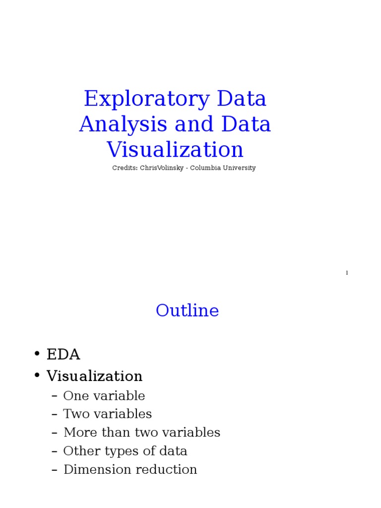 Exploring Data Through Visualization: An Introduction to Exploratory ...