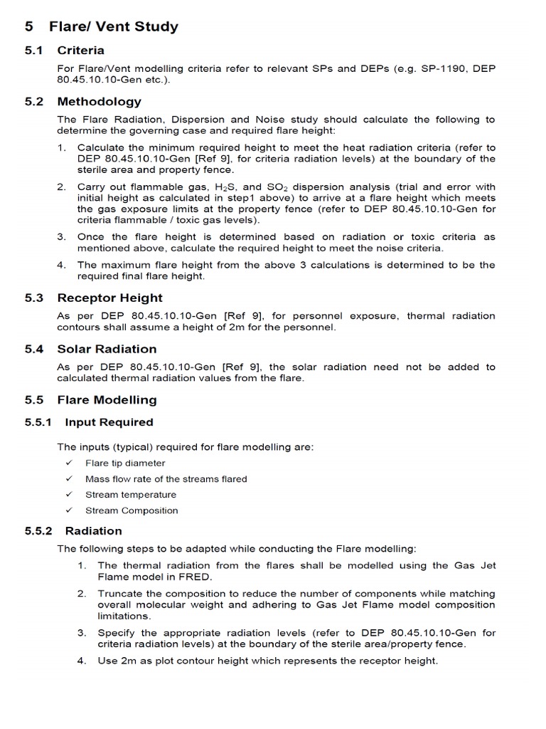 PDO Flaring Requirements | PDF