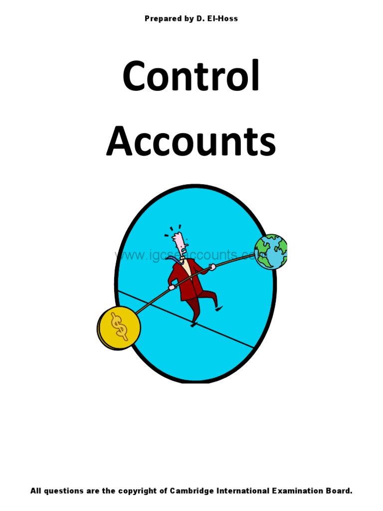 Igcse Accounting Control Accounts Pdf Download Free Pdf Ledger Debits And Credits