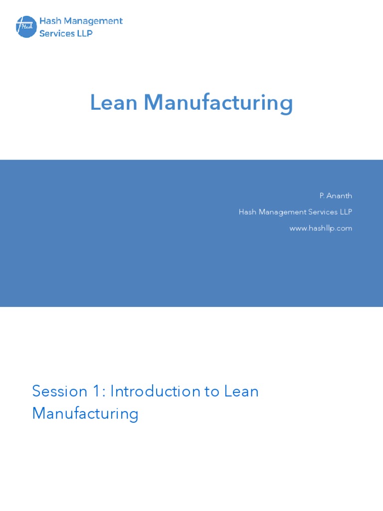 Lean Training New PDF | PDF | Lean Manufacturing | Business Process ...