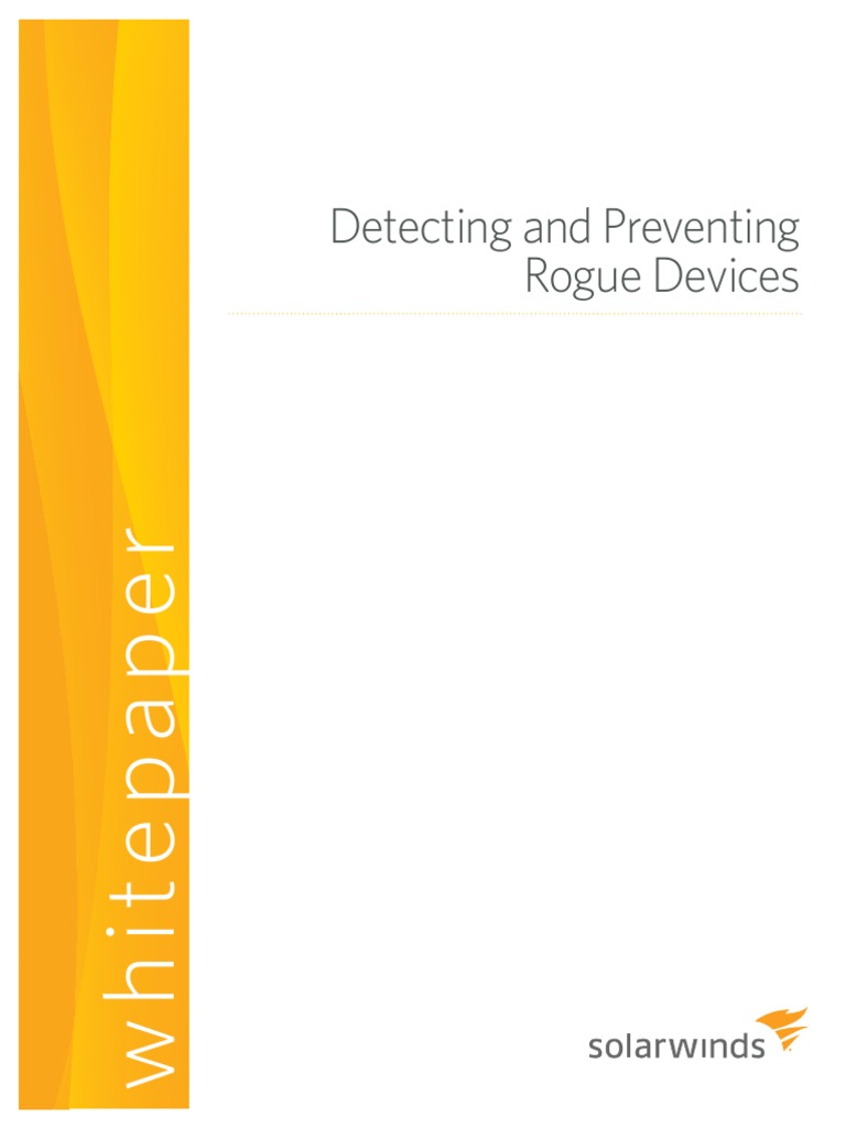 UDT WP Detect Prevent Rogue Devices | PDF | Information Security ...