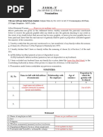 GRATUITY FORM F-Sample Filled | PDF | Government | Justice