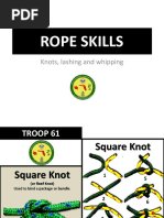 Basic Ropemanship | PDF | Knot | Rope