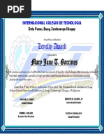 Certification of Performance Ratings | PDF