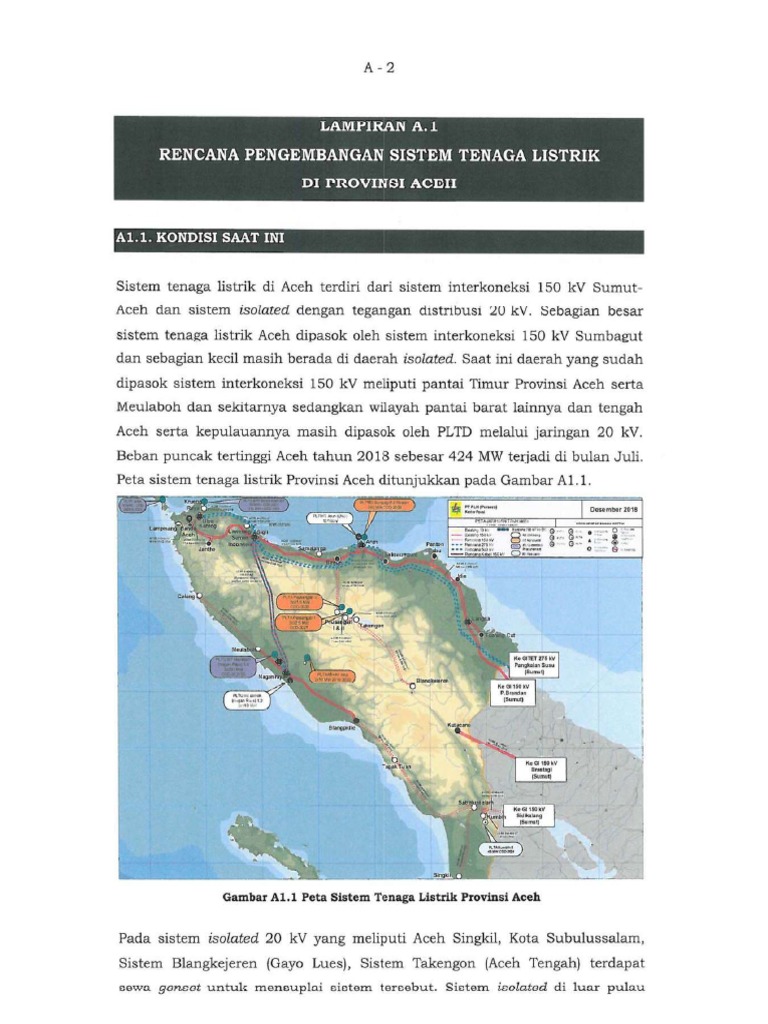 RUPTL PLN 2019-2028 (Scope UIP SUMBAGUT) PDF | PDF