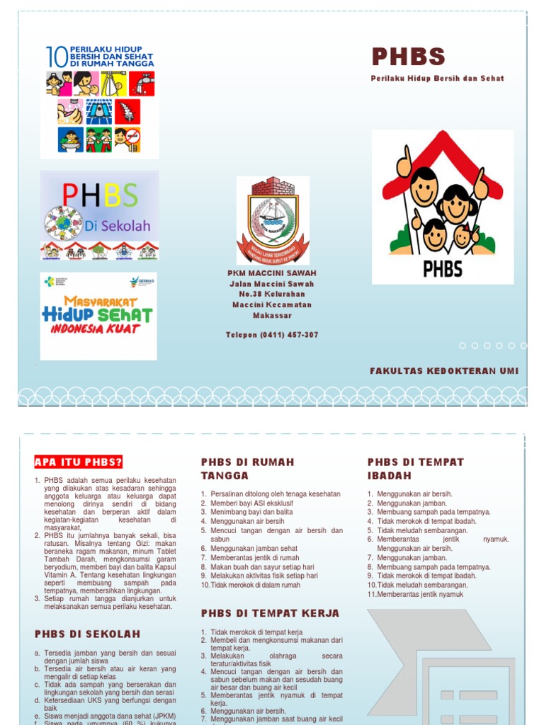 Brosur PHBS | PDF