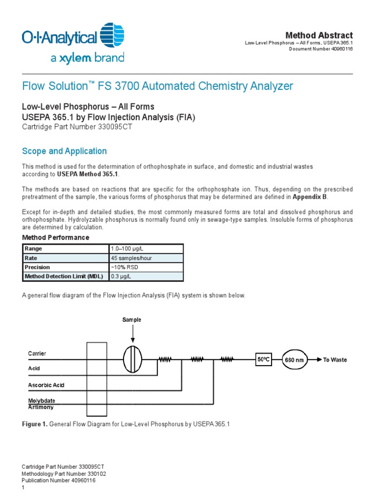 Flow Solution FS 3700 Automated Chemistry Analyzer | Download Free PDF ...