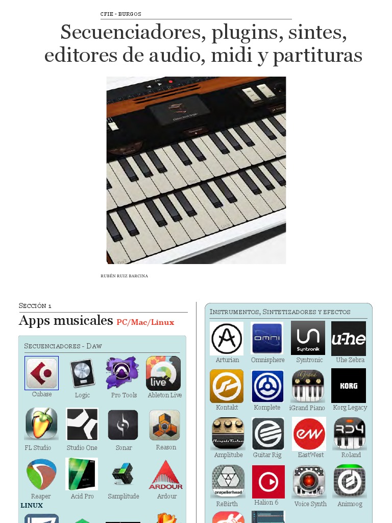 Informática Musical | PDF | Audio digital | Software