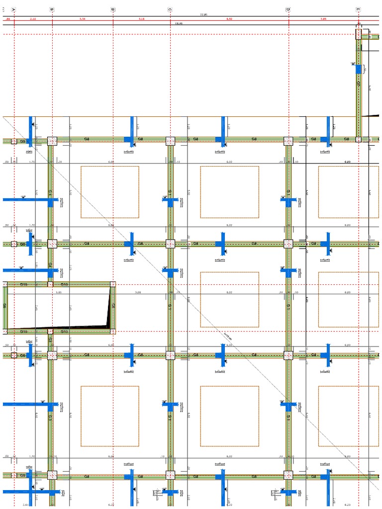 Plan Cofraj Placa Peste Parter PDF | PDF
