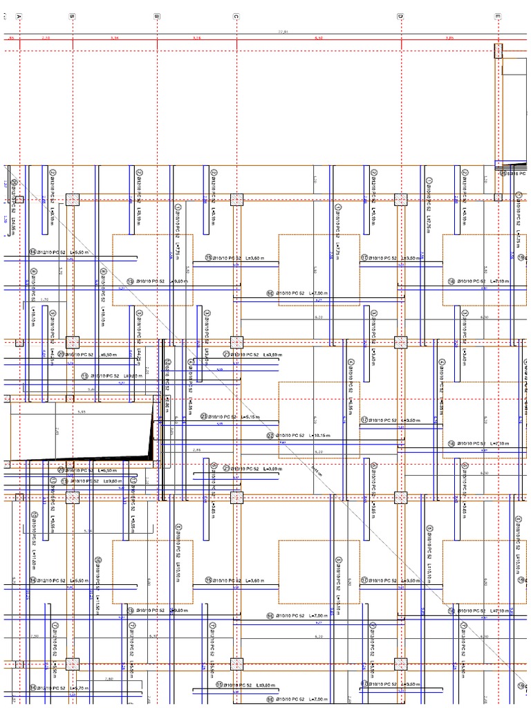 Plan Armare Placa Peste Parter PDF | PDF