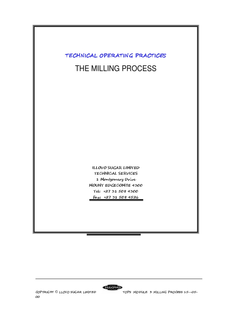 Milling | PDF | Bearing (Mechanical) | Mill (Grinding)