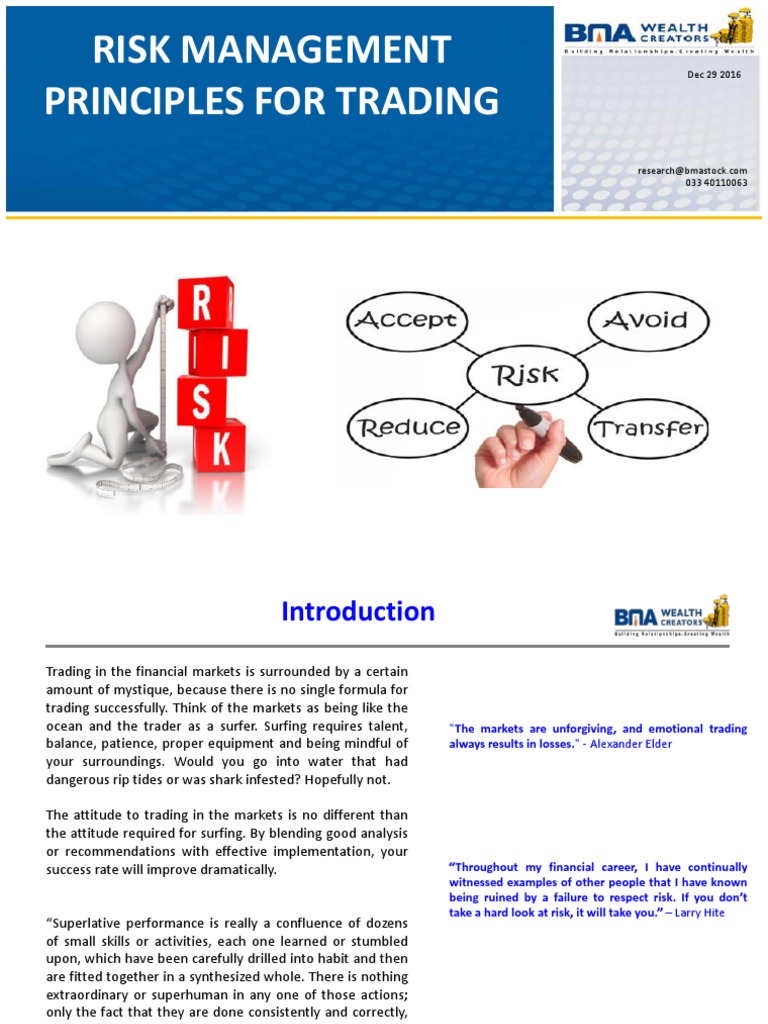 Risk Management | PDF | Risk | Risk Management