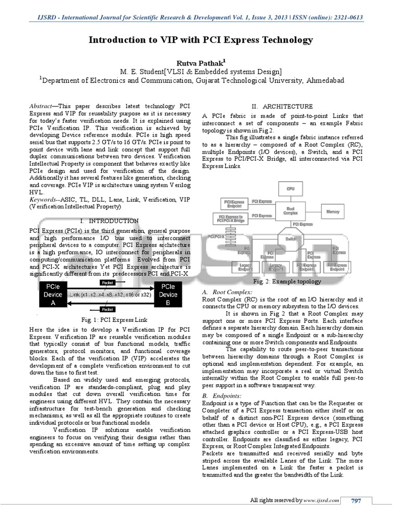 PCI Express VIP: Enhancing Verification | PDF | Network Packet ...