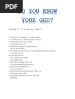 Psalm 23 Printable | PDF