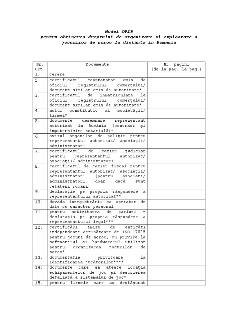Model OPIS Online | PDF