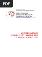 Escala de Satisfacción Laboral de Warr, Cook y Wall PDF | PDF | Ajedrez ...