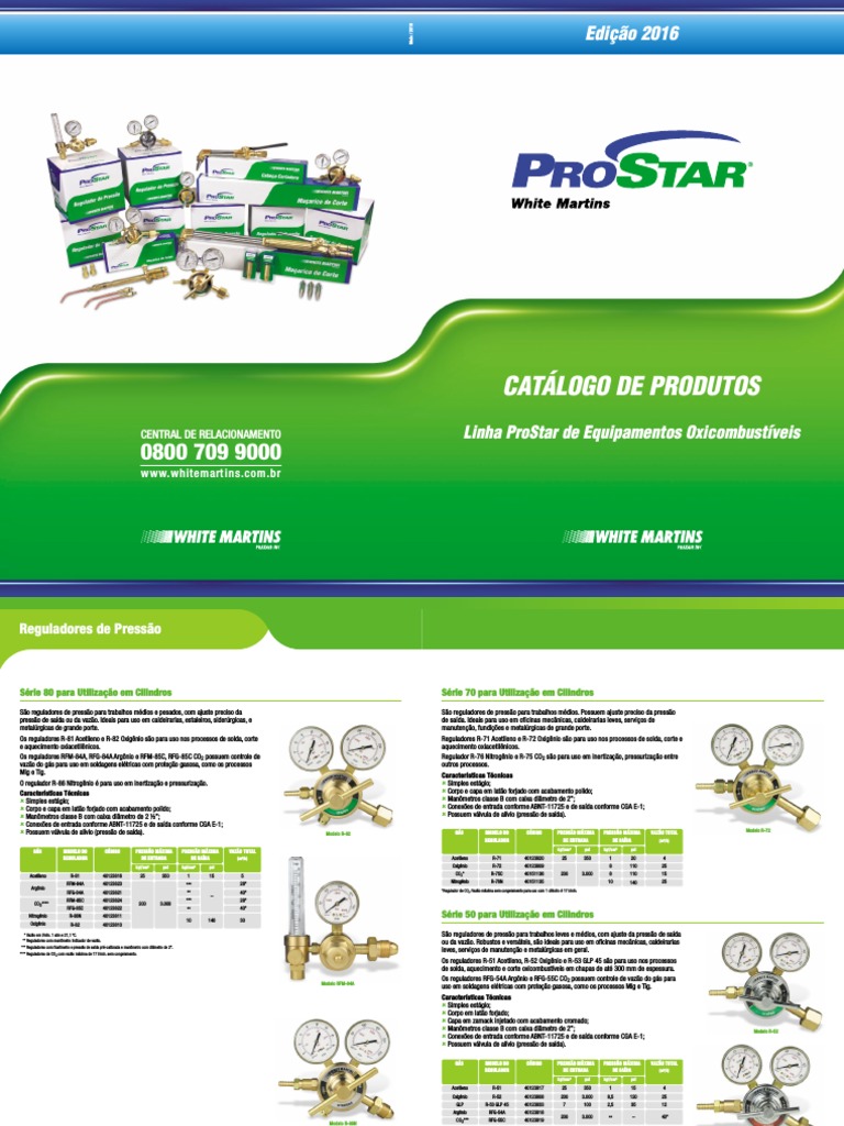 PROSTAR | PDF | Pressão | Argônio