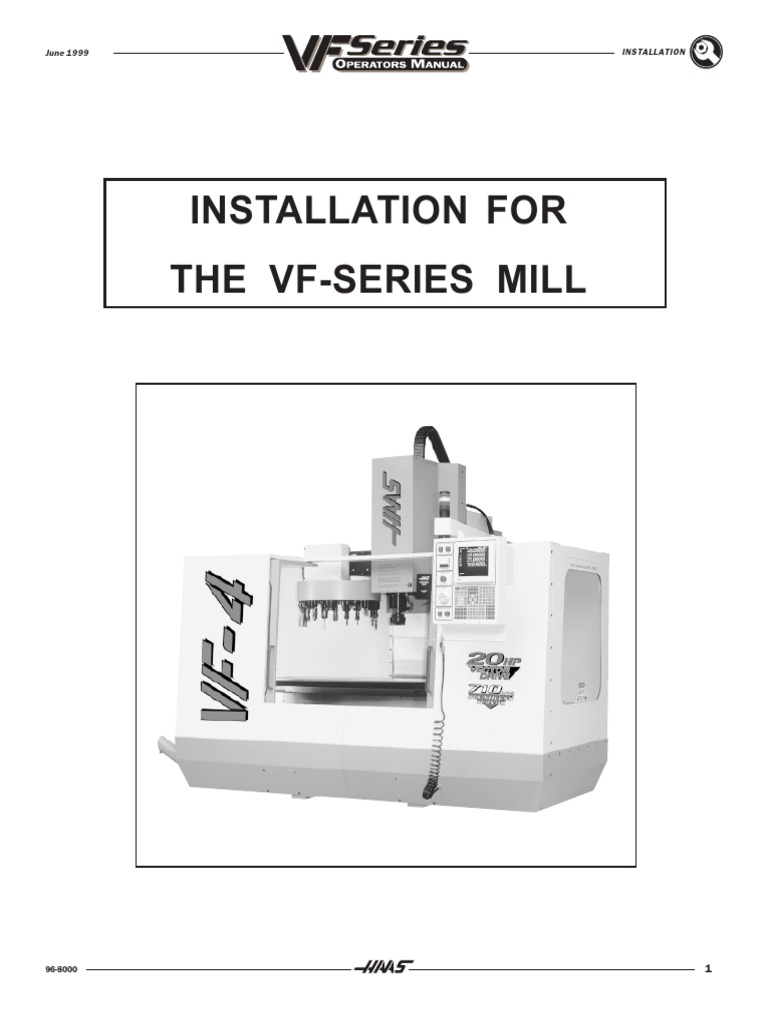 Haas VF Manual PDF | Download Free PDF | Screw | Voltage