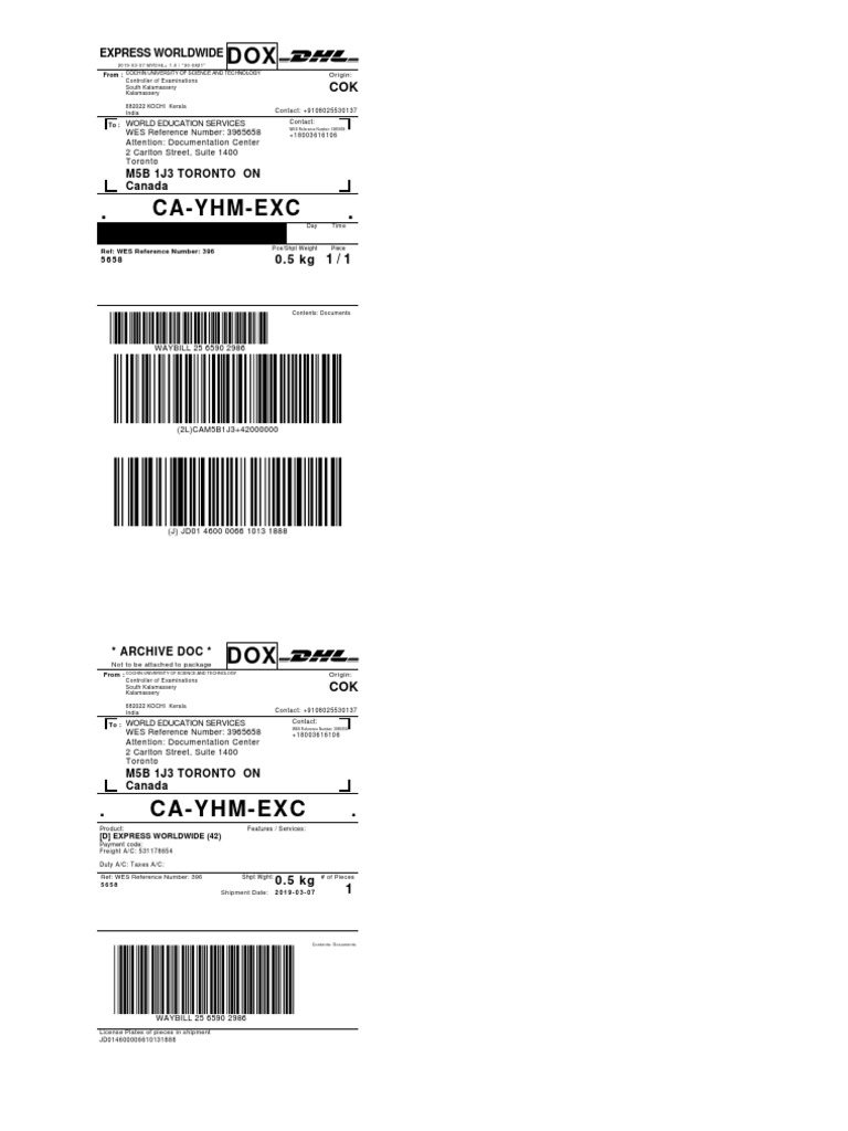 DHL | PDF | Economies | Business