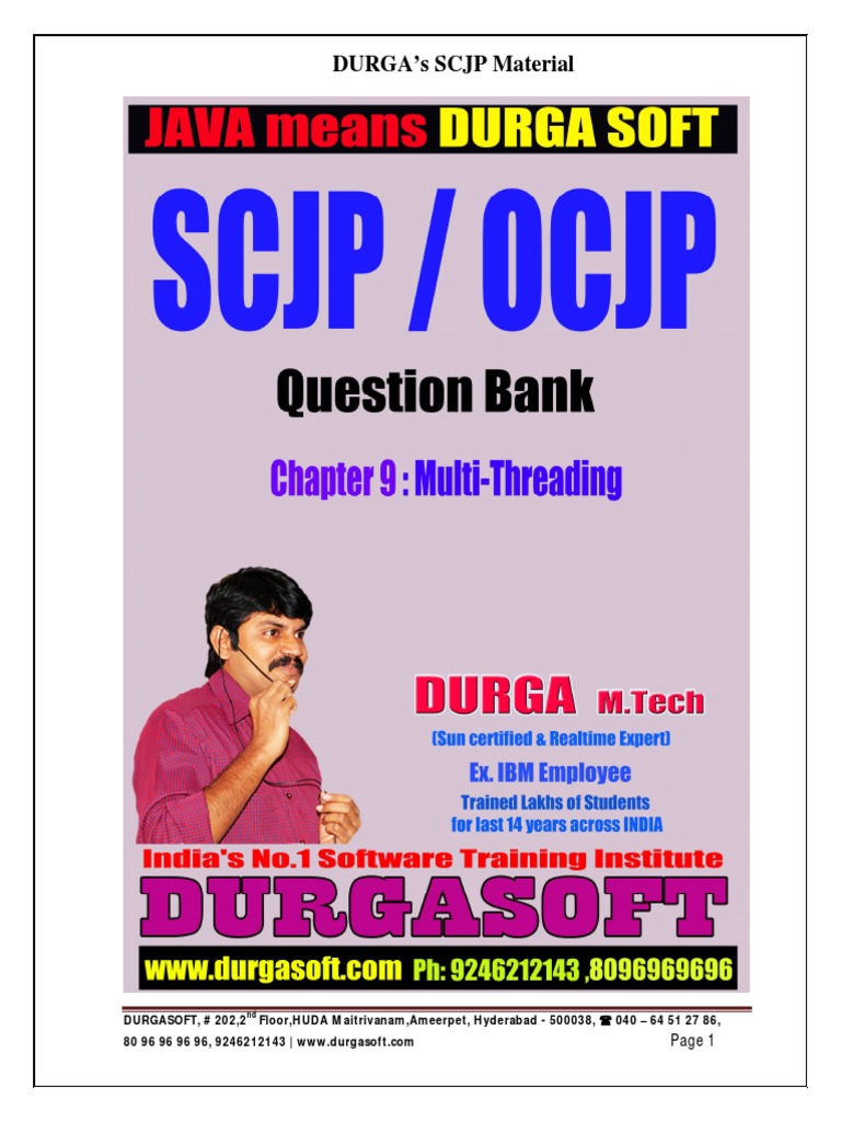 Java - Multi Threading | PDF | C (Programming Language) | String ...