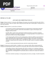 RA 3019: Anti-Graft Law Overview | PDF