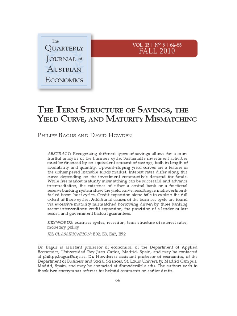 Term Structure of Savings | PDF | Yield Curve | Credit Default Swap