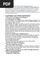 EARTHQUAKE Roleplay (SCRIPT) | PDF | Earthquakes