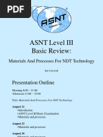 ASNT Level-3 Basic Study Guide With Q&A | PDF