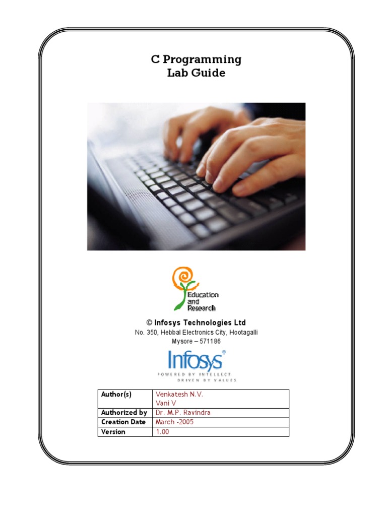 C Programming Labguide Fp2005 Ver10 Pdf C Programming Language Pointer Computer
