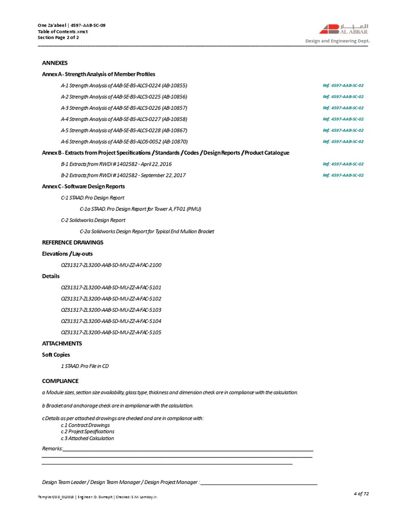 Annexes: Annex A - Strength Analysis of Member Profiles | PDF | Computing