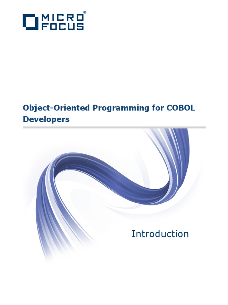 Intro To OO Programming For COBOL Developers | PDF | Method (Computer ...