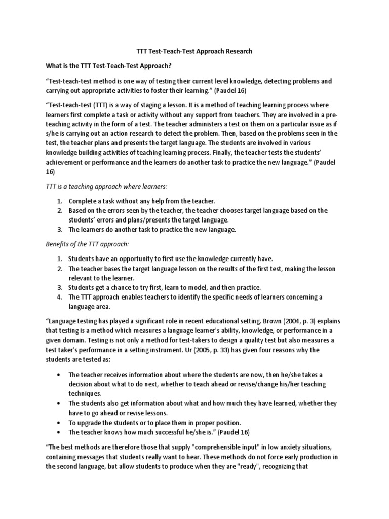 Teaching English As A Foreign or Second Language | PDF | Second ...