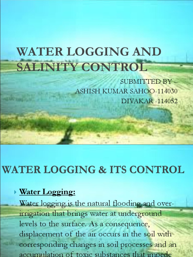 Understanding Waterlogging and Salinity | PDF | Soil | Irrigation