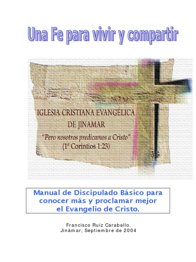 Discipulado-Una Fe para Vivir y Compartir PDF | PDF | Biblia | Cristo ...