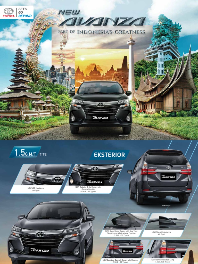 Toyota Avanza 2019 Specifications Guide | PDF | Manual Transmission ...