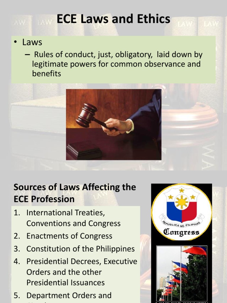 ECE Laws and Ethics Notes | PDF | Licensure | Engineer
