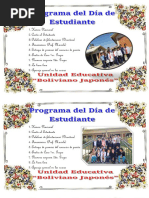 Programa Dia Del Estudiante | PDF