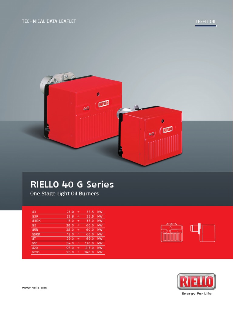 Riello r40 G Ts0024uk04 Rev1 | PDF | Fuel Oil | Combustion