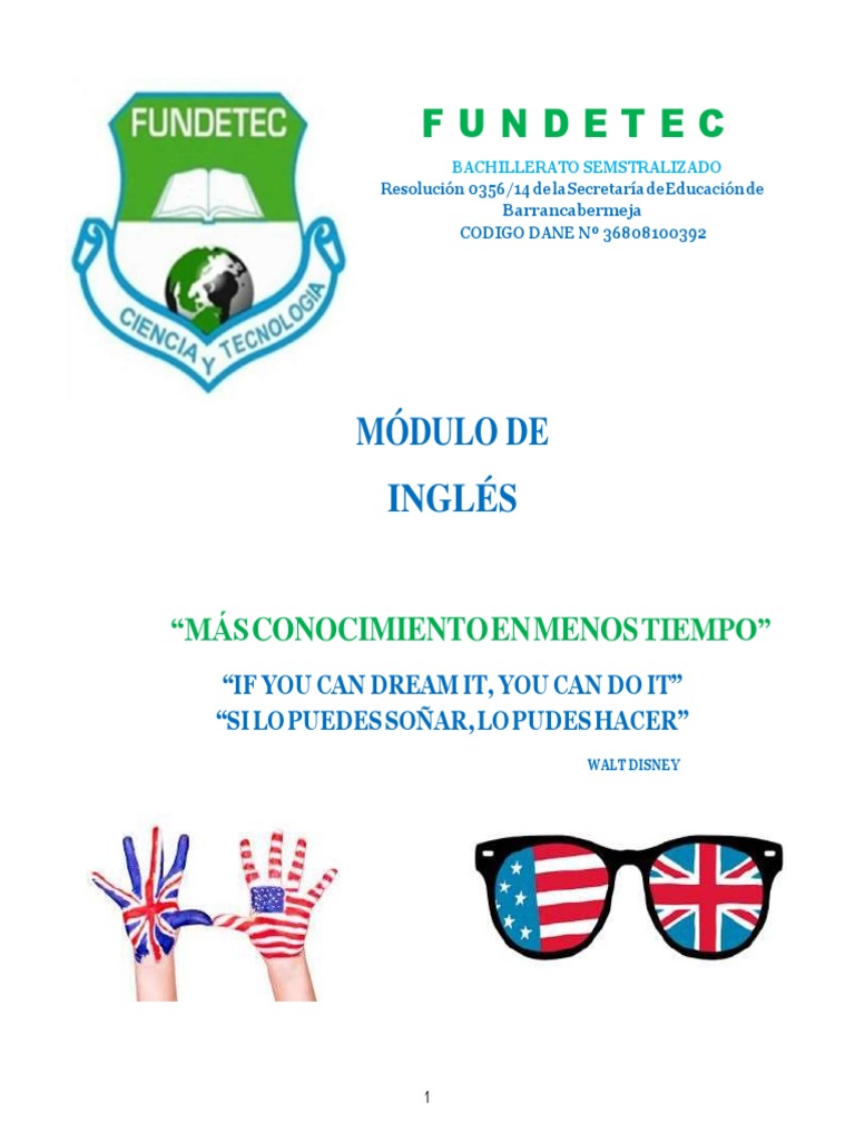 Módulo Completo de Inglés Resuelto | PDF | Relaciones sintácticas | Morfología Lingüística