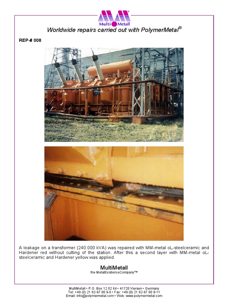 Transformer&Bushings Examples | PDF | Transformer | Metals